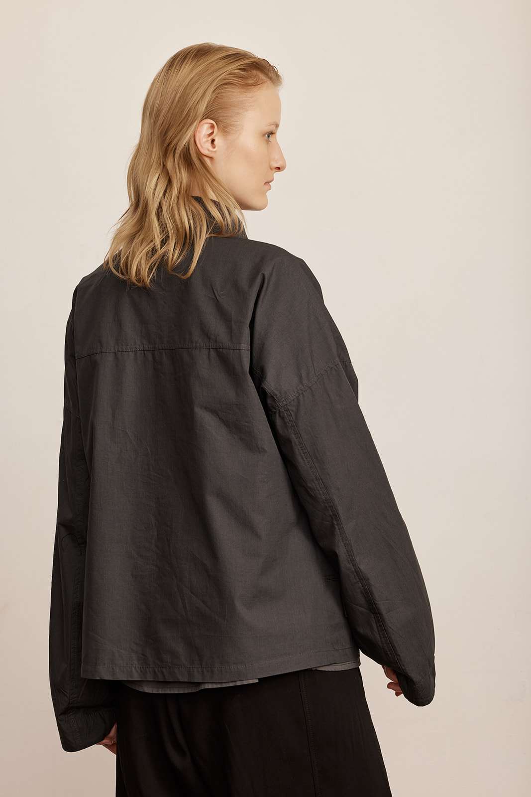 Grey Darfi Jacket, A Must-Have for Urban Style Lovers - Rina Zin